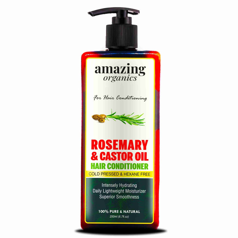 Rosemary & Castor Oil Hair Conditoner – Amazing Organics USA